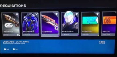 Halo 5 EVA Leonov Armor/Assault Rifle Energy Bayonet/Lagrange Weapon ...