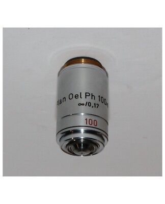 Reichert Plan 100X Phase Contrast oil immersion Microscope Objective | eBay
