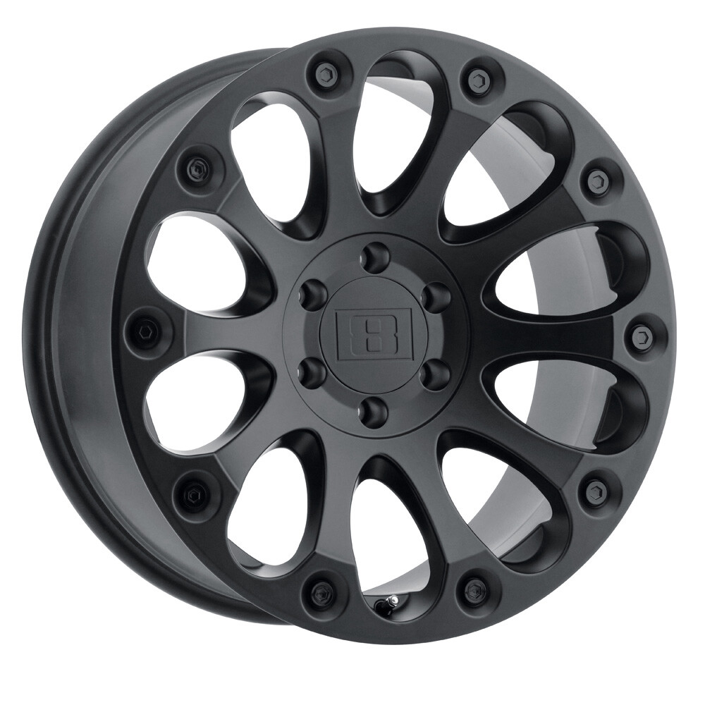 LEVEL 8 Impact Rim 15X8 5X127 Offset -24 Matte Black (Quantity of 4) | eBay