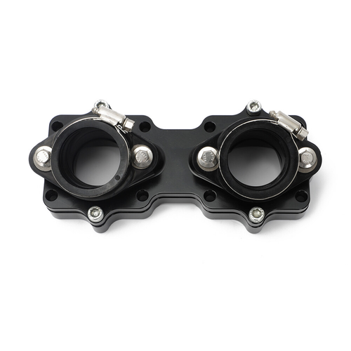 For Yamaha Banshee 33mm-36mm Dual Carb Billet Intake Manifold Manifolds ...