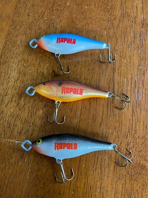3 Vintage Rapala Fishing Lure Key Chain with HOOKS INSTEAD | eBay