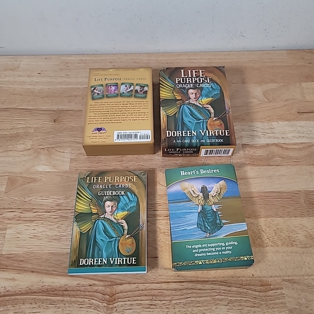 Life Purpose Oracle Cards by Doreen Virtue With Guidebook and 44 Card ...