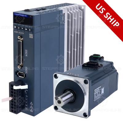 400W/750W/1000W RS485 AC Servo Motor Kit 3000rpm w/Brake 17-Bit ...