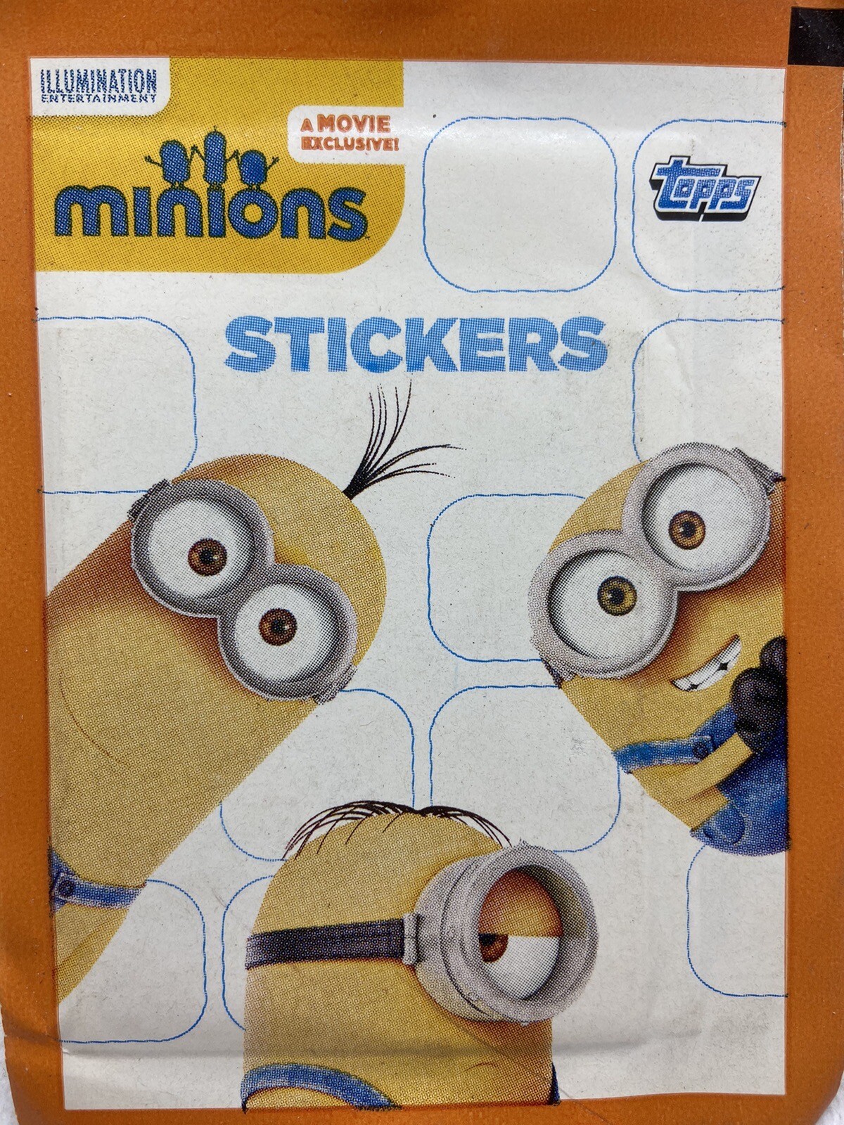 Topps Minions Sticker Album + 50 Minions Sticker Packs (250 stickers ...