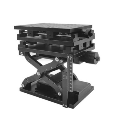XYZ 3 Axis Moving Table Portable Slide Table Manual Translation Stage ...