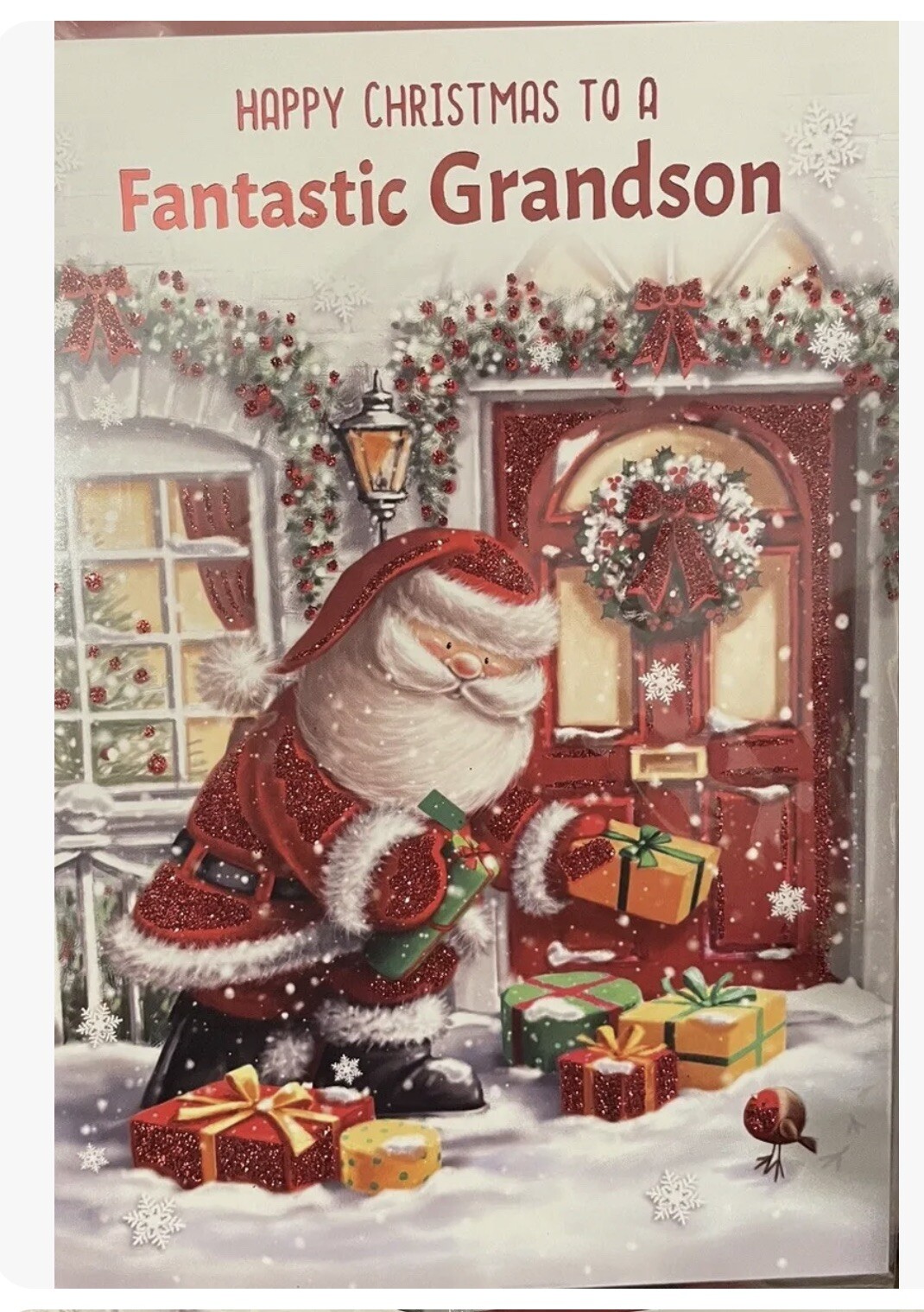 Younger grandson christmas card / Christmas Cards For Grandson - 4 ...