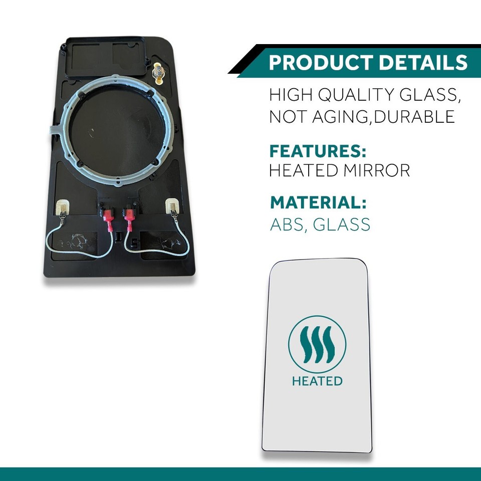 Kenworth Mirror Heated Glass W Sensor T600 T660 T800 Left Right Set2008 ...