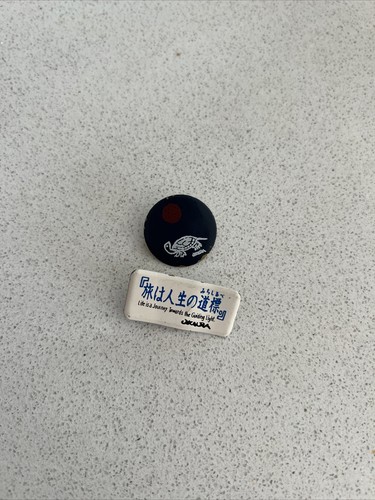 Okura Japanese Japan Pin Badges Pins Navy Round Turtle Life Is A ...