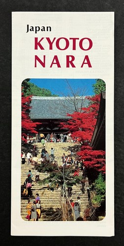 1988 Kyoto Nara Japan National Tourist Organization Vintage Travel ...