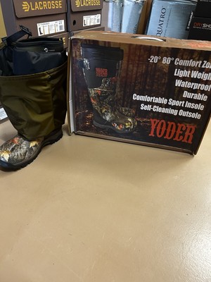 Yoder Stealth Super Chaps Boots Size 12 | eBay