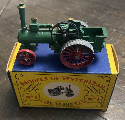 Vtg Lesney “Models of Yesteryear” Y-1 Allchin Traction Engine W/Box | eBay