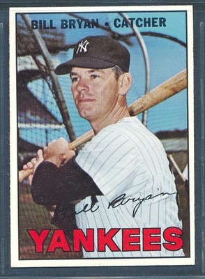1967 Topps #601 BILLY BRYAN High # SP, New York Yankees ~ NM | eBay