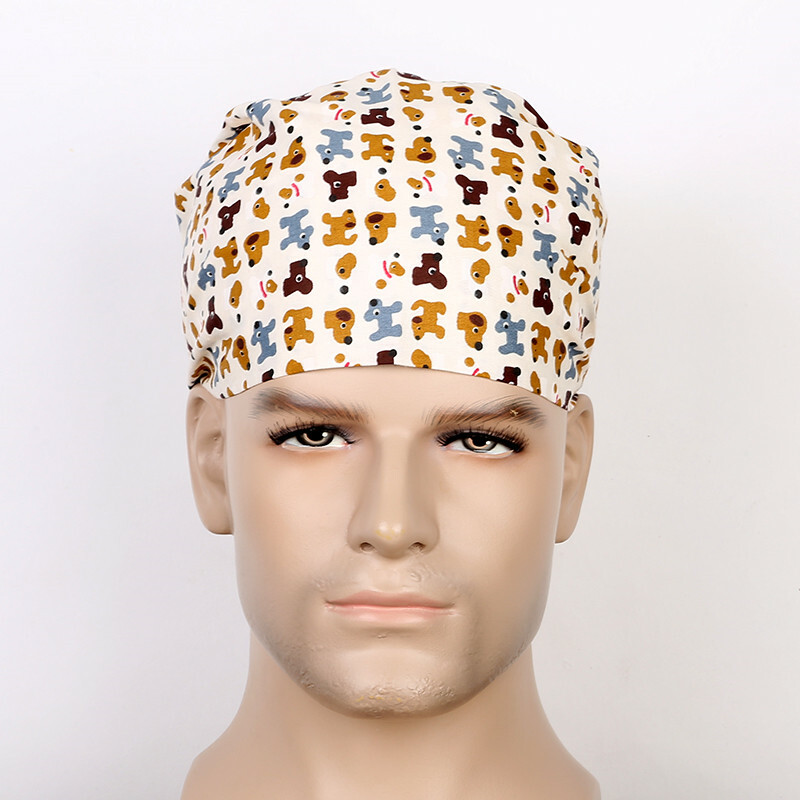 Medical Cap Doctor Surgical Hat Work Scrub Clean Nurse Head Cover ...