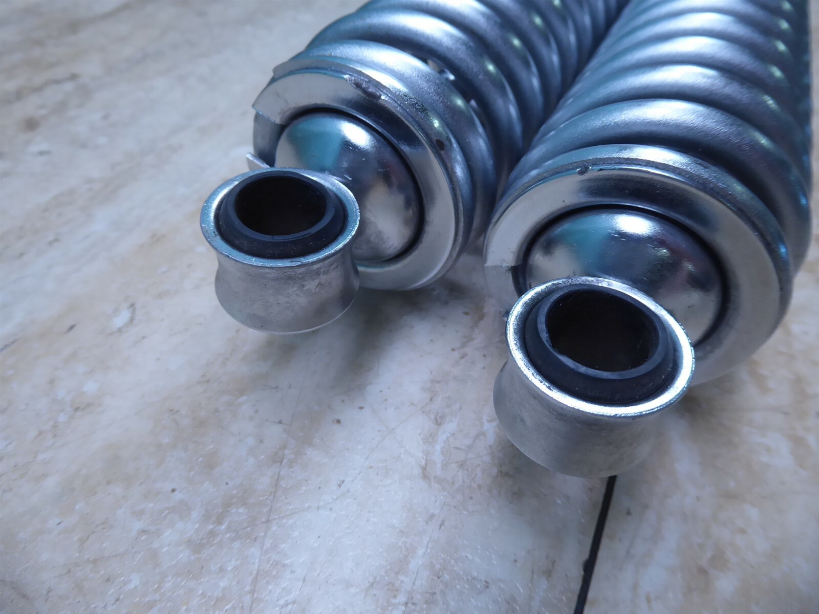 Vintage Custom Red Wing Motorcycle Shocks Dampers Pair #KM-C PL1058-BP1 ...