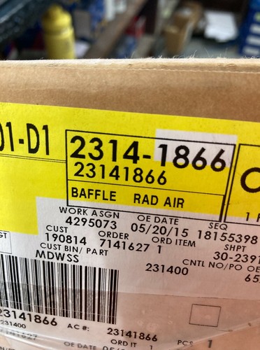 23141866 GM Radiator Baffle | eBay