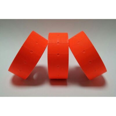 1 Roll of FL. Red Permanent for Puma PJH6 / PJH8 CT1 21x12mm Price Gun ...