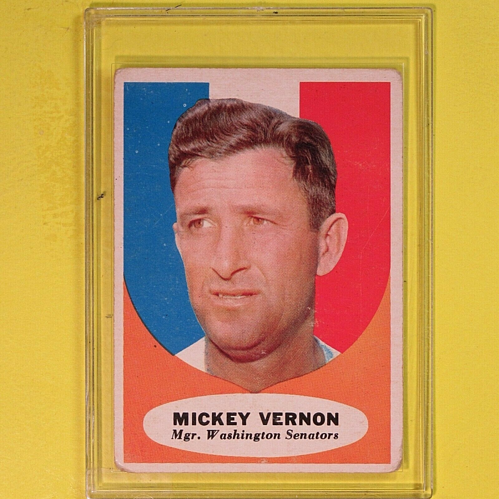 MICKEY VERNON 1961 TEAM MANAGER #134 Washington Senators | eBay