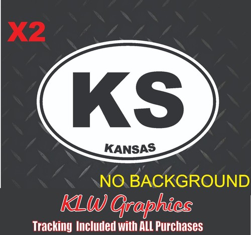 Kansas Oval Vinyl Decal Sticker State Car Diesel Truck Home KS WEST USA ...