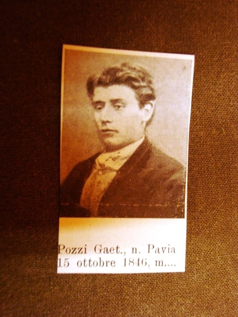 Garibaldino Uno dei Mille di Giuseppe Garibaldi Pozzi Gaetano di Pavia ...