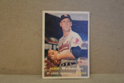 1957 TOPPS HERM WEHMEIER BASEBALL CARD #81 | eBay