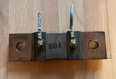 800 AMP ~ DC Current Shunt ~ Bell System ~ AT&T ~ Western Electric ...