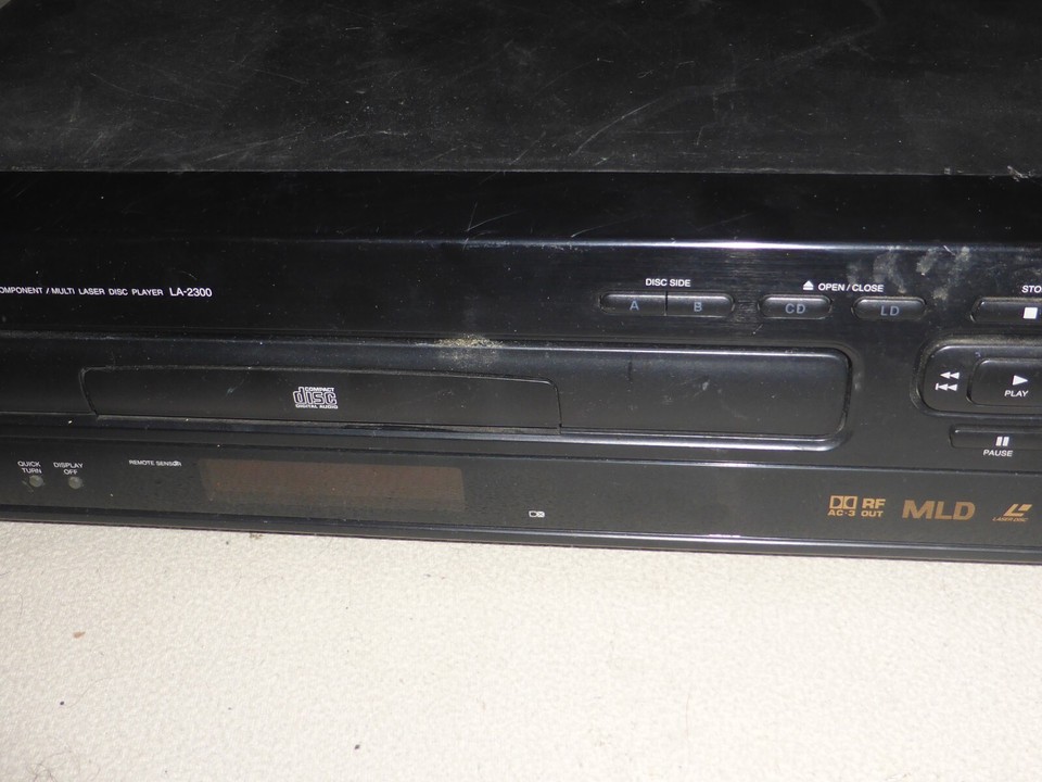 DENON MULTI LASER DISC CD PLAYER LASERDISC LA-2300 NO REMOTE | eBay