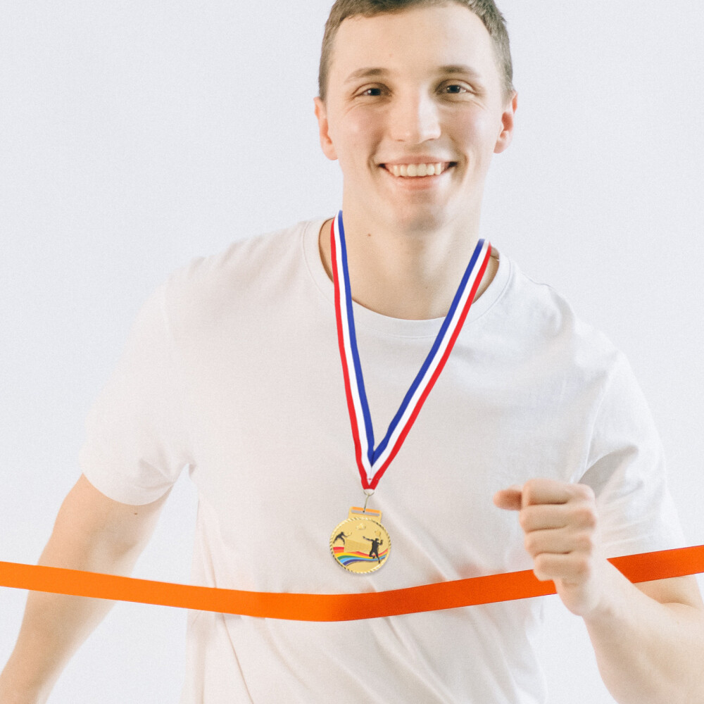 20pcs Sport Party Medal Ribbons Sport Meeting Award Ribbons ...