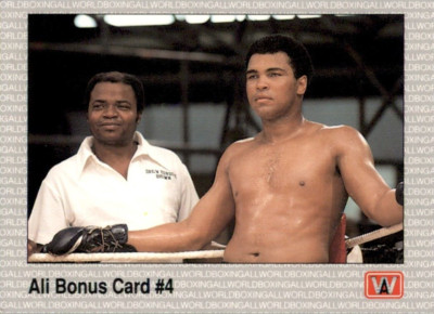 1991 AW Sports All World Boxing #44 MUHAMMAD ALI The Greatest Bonus ...