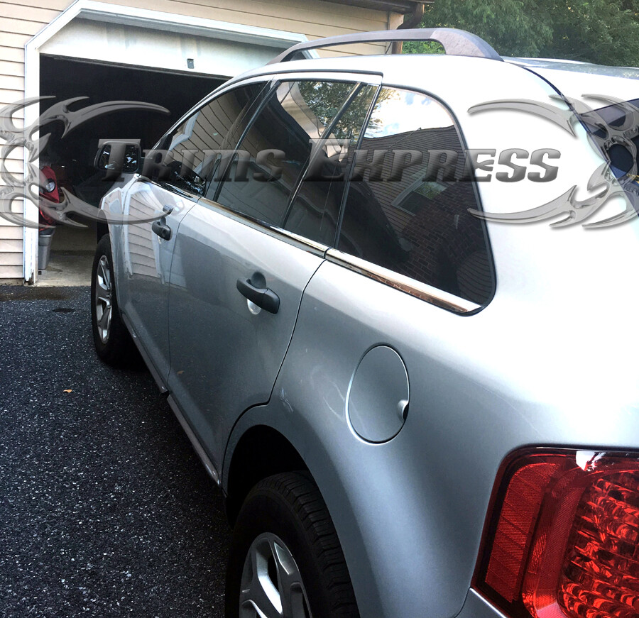 2007-2014 Ford Edge 8Pc Chrome Window Sill Trim Accent Stainless Steel ...