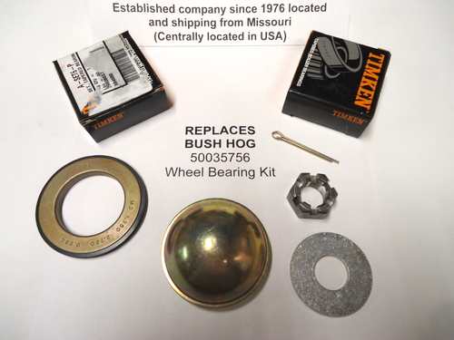 50035756 Replacement Bush Hog Wheel Bearing Kit | eBay