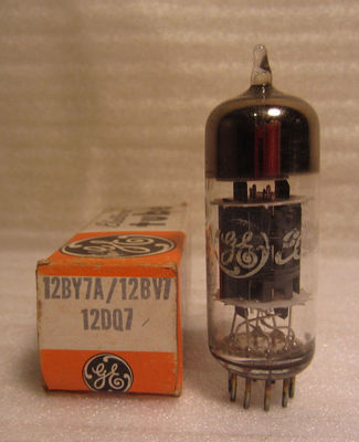 GE General Electric 12BY7A 12BV7 12DQ7 Electronic Vacuum Audio Radio ...