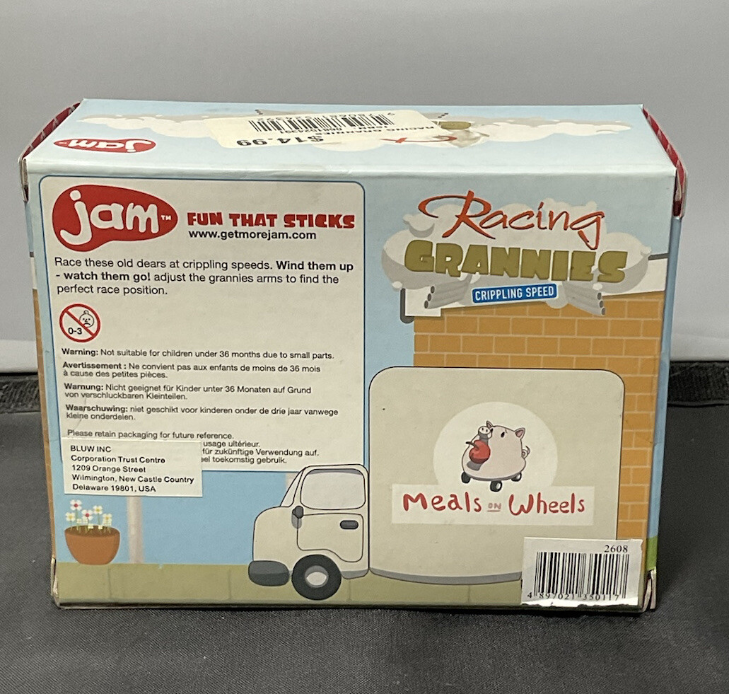 NIB 2005 Jam Racing Grannies Crippling Speed Wind Up Walkers Toy Old ...