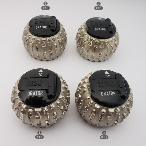 Orator 10 IBM Selectric I & II Typewriter Golf Ball Font Element ...
