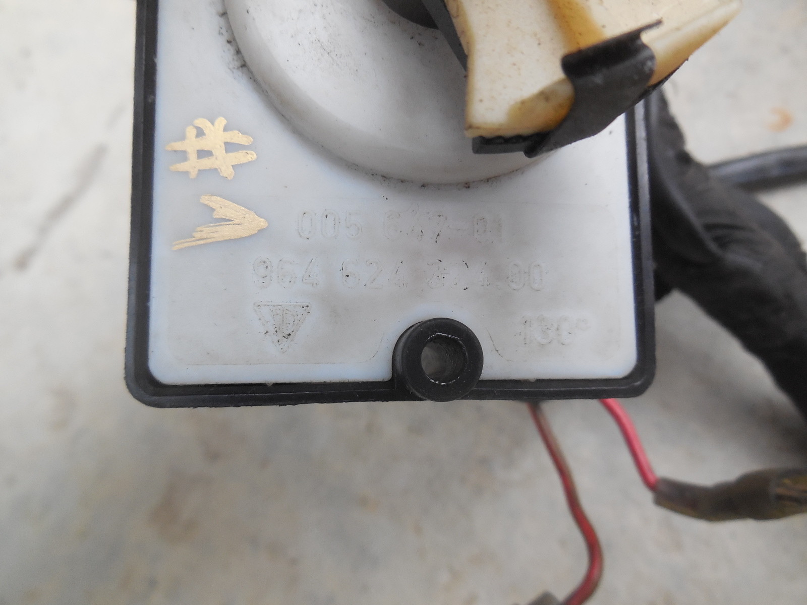 Porsche 964 Motor For Air Temperature Mixing Flap #1 C#604 964 624 224 ...