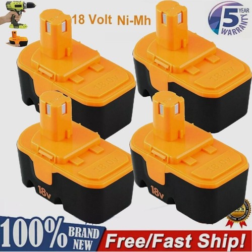18V For Ryobi One+ Plus 2.0Ah 18Volt NiMh Battery P100 13022 ABP1801 ...