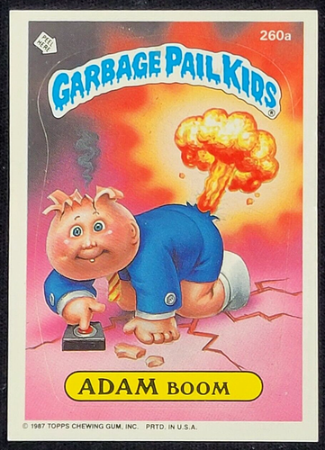 1987 TOPPS GARBAGE PAIL KIDS ADAM BOOM SERIES 7 260A TRADING CARD | eBay