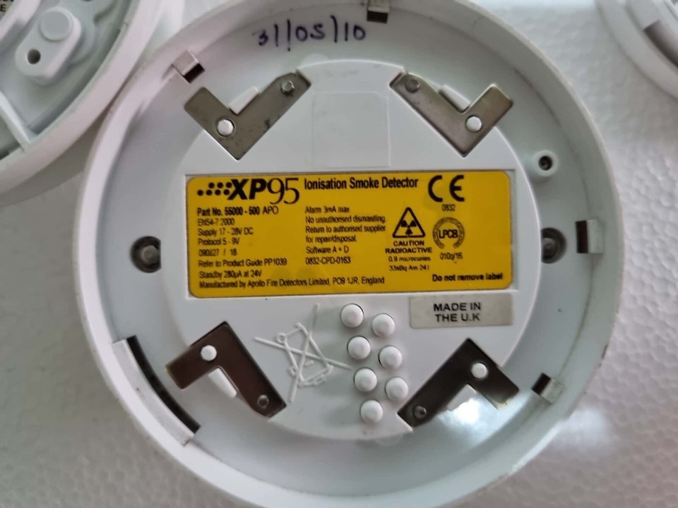 1 × NEW 55000-500 APO APOLLO XP95 IONISATION SMOKE DETECTOR WITHOUT ...