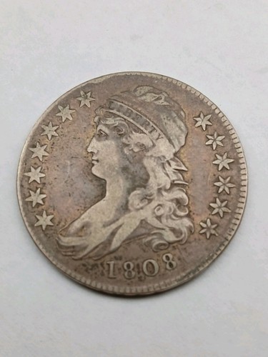 1808 Bold Capped Bust Half Dollar Coin NR | eBay
