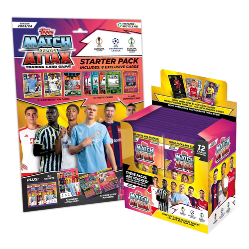 Topps Match Attax 23/24 Complete Box (24 Packs / 288 Cards) | eBay
