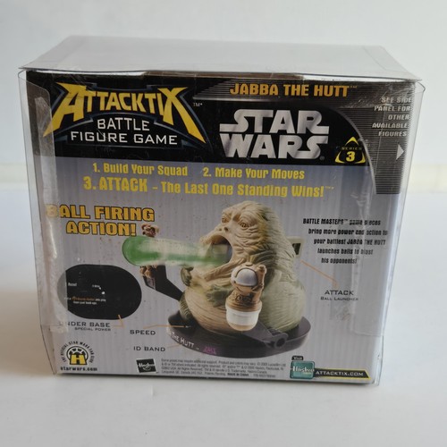 Star Wars ATTACKTIX Battle Figure Game/JABBA THE HUTT/JEDI/SEALED ...