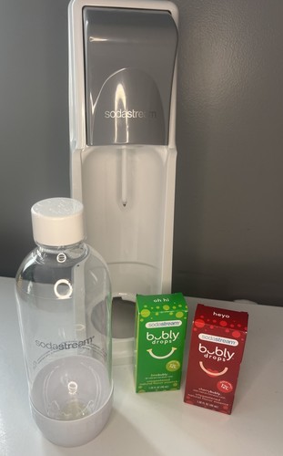 SodaStream Fountain Jet C100 Home Soda Maker Gray/White W/ Drip Tray ...