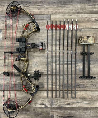 PSE Evolve 31 HL RH - QAD Rest, X Weave Arrows, Alpine Quiver & Black ...