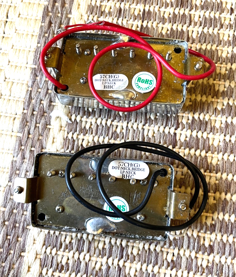 Epiphone 57 CH(G) DOT Set of Humbucker Pickups Neck & Bridge Chrome | eBay