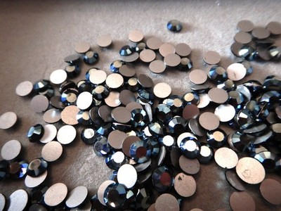 swarovski crystal flatback rhinestones SS30 Montana AB | eBay