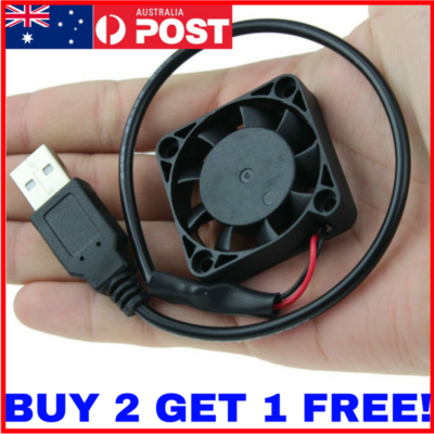 40x40x10mm DC 5V 40mm USB Cooling Fan Brushless CPU Computer Laptop ...
