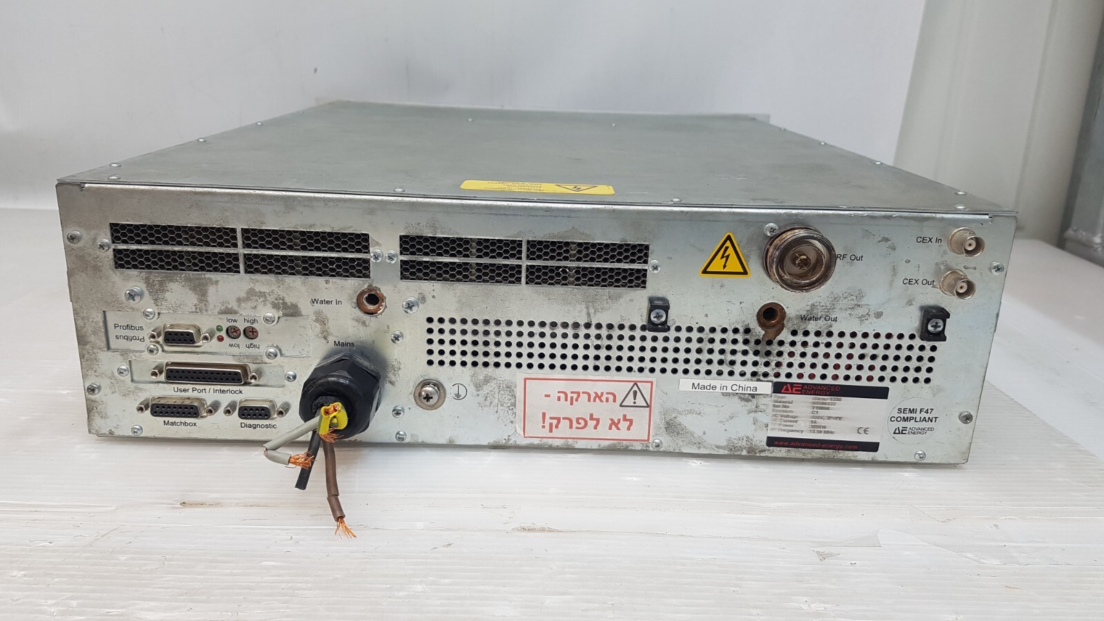 AE ADVANCED ENERGY CESAR RF POWER GENERATOR 1330, 3000W, 13.56MHZ ...