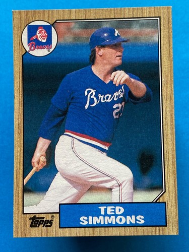 1987 Topps Ted Simmons #516 Texas Rangers | eBay