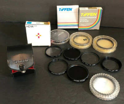 Lot Of 13 Adapter Filter Lens Lot Rolev Hoya Tiffen Kenko 55 Mm 80a 67 ...