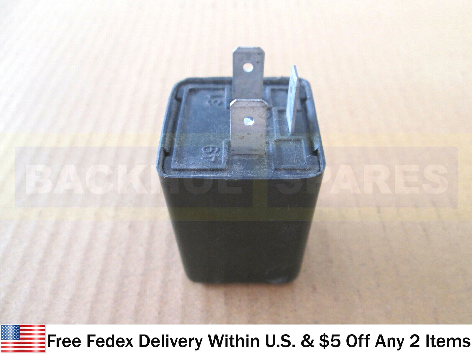 JCB PARTS - RELAY, 12 V FLASHER, SET OF 3 PCS. (PART NO. 40/303389 716 ...