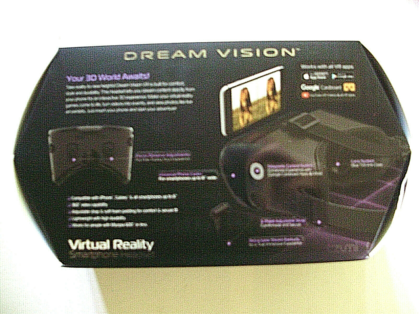 TZUMI Dream Vision Virtual Reality Smartphone Headset Plug & Play w/VR ...